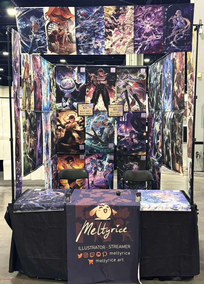 Artist Alley Booth – meltyrice